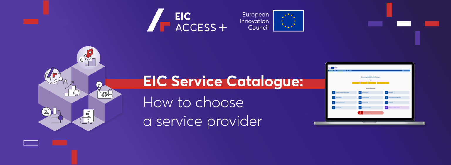EIC Service Catalogue: How to choose a service provider - EIC Access+